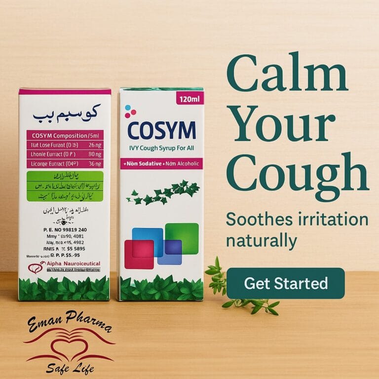 🌿 COSYM Cough Syrup IV Leaf - Eman Pharma